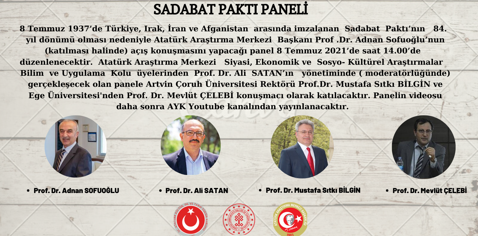 Sadabat Paktı Paneli - ATAM | Atatürk Araştırma Merkezi